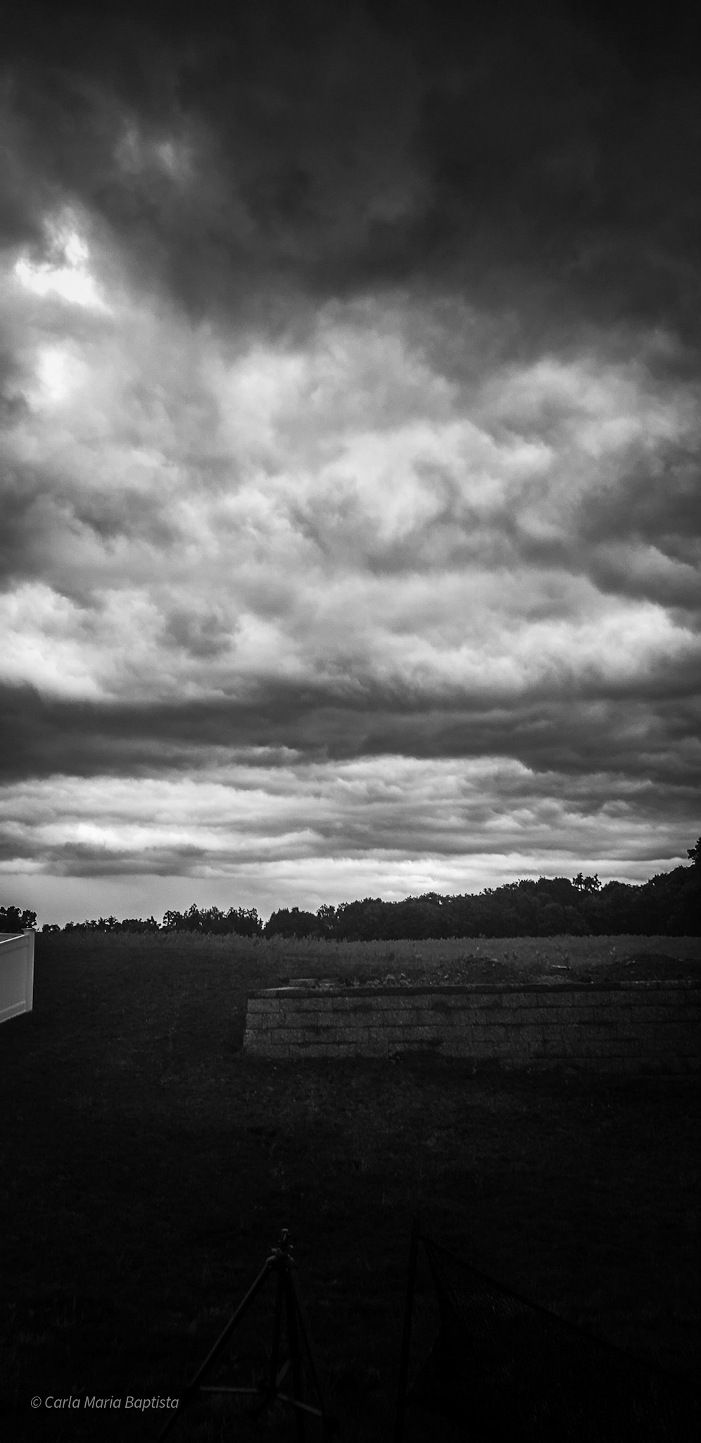 Monochrome Monday- Clouds – A Toast Between Seasons